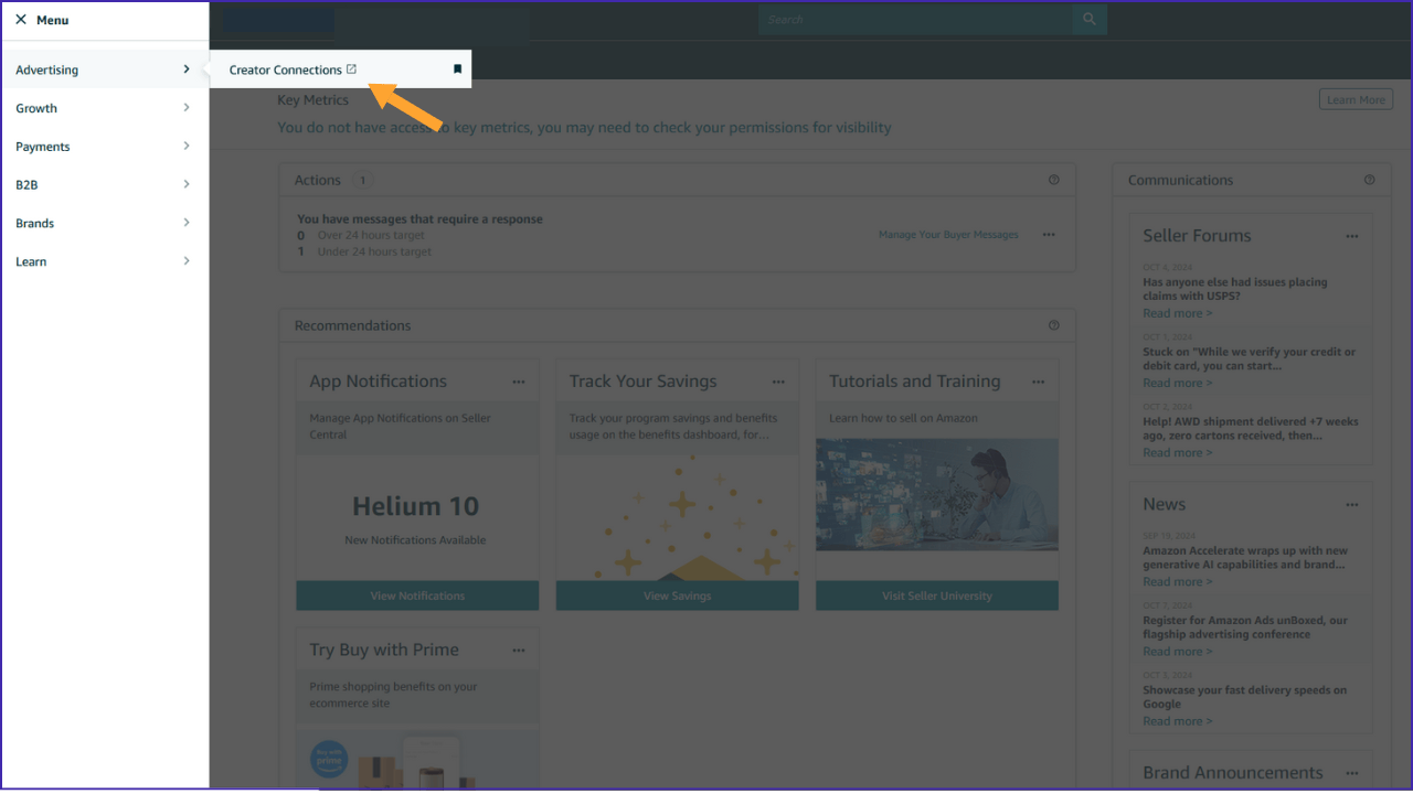 How to Launch Amazon Creator Connections Campaigns • Versa Marketing